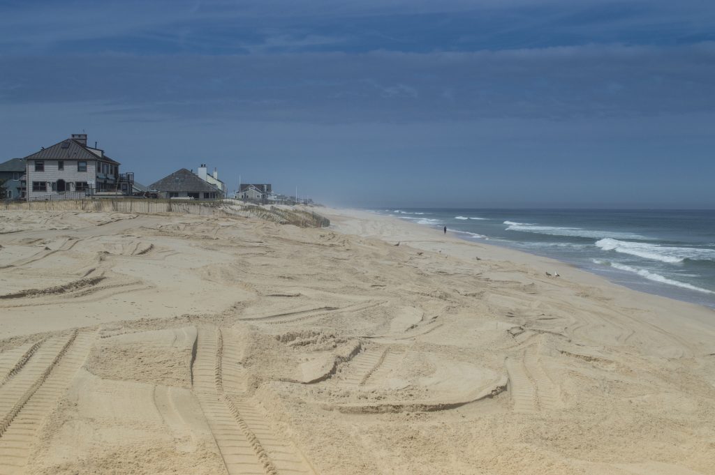 Brick Begins Moving Sand to Beachfront to Cover Sea Wall – Brick, NJ ...