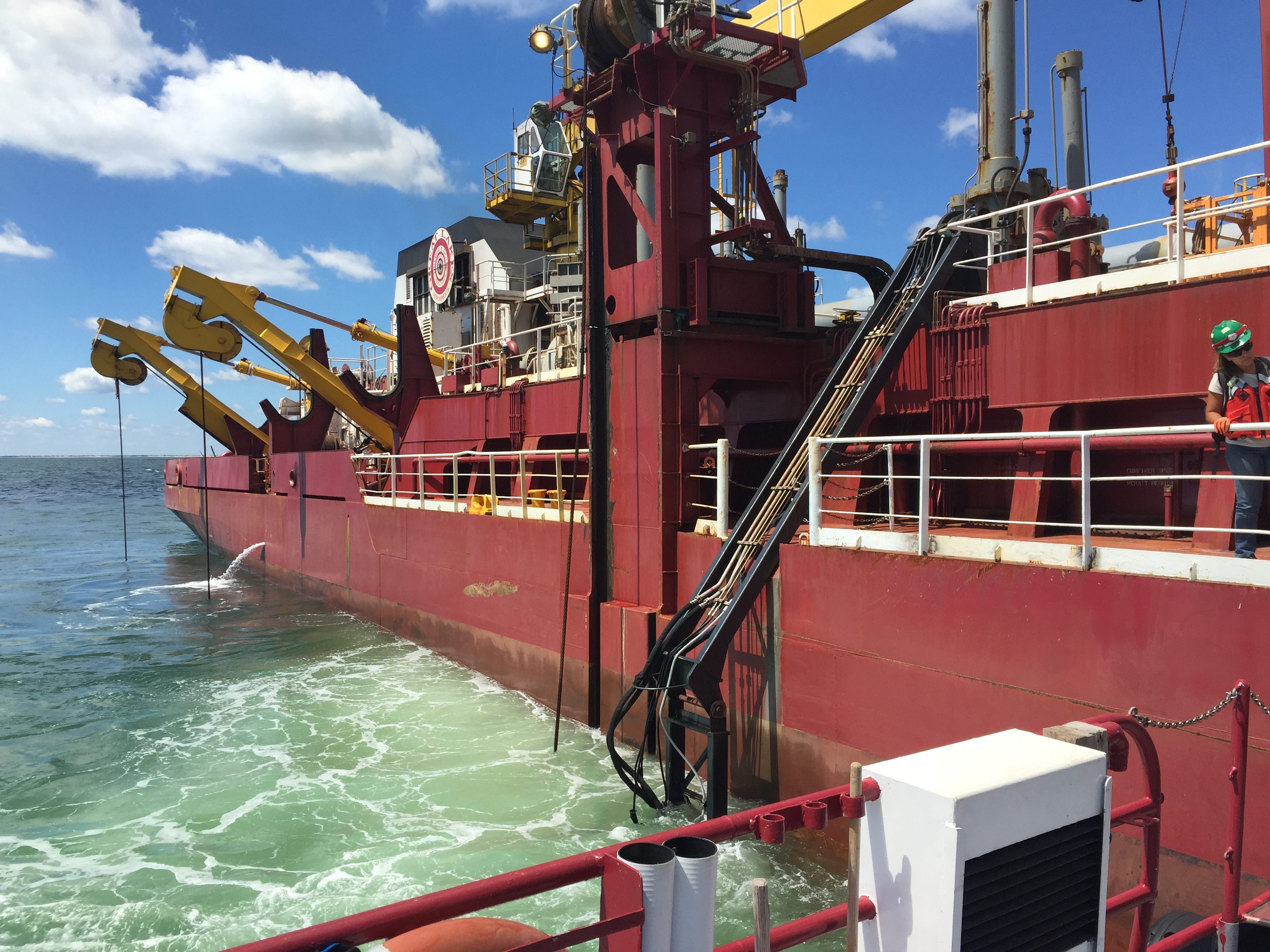 Dredge Boats for Beach Replenishment Project Arrive in N.J., But Stormy ...