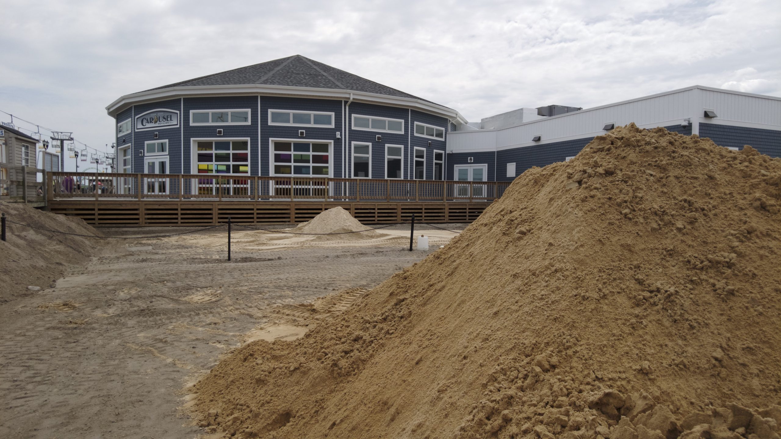150 Tons of Sand Dropped in Seaside Heights for Sand Sculpting ...