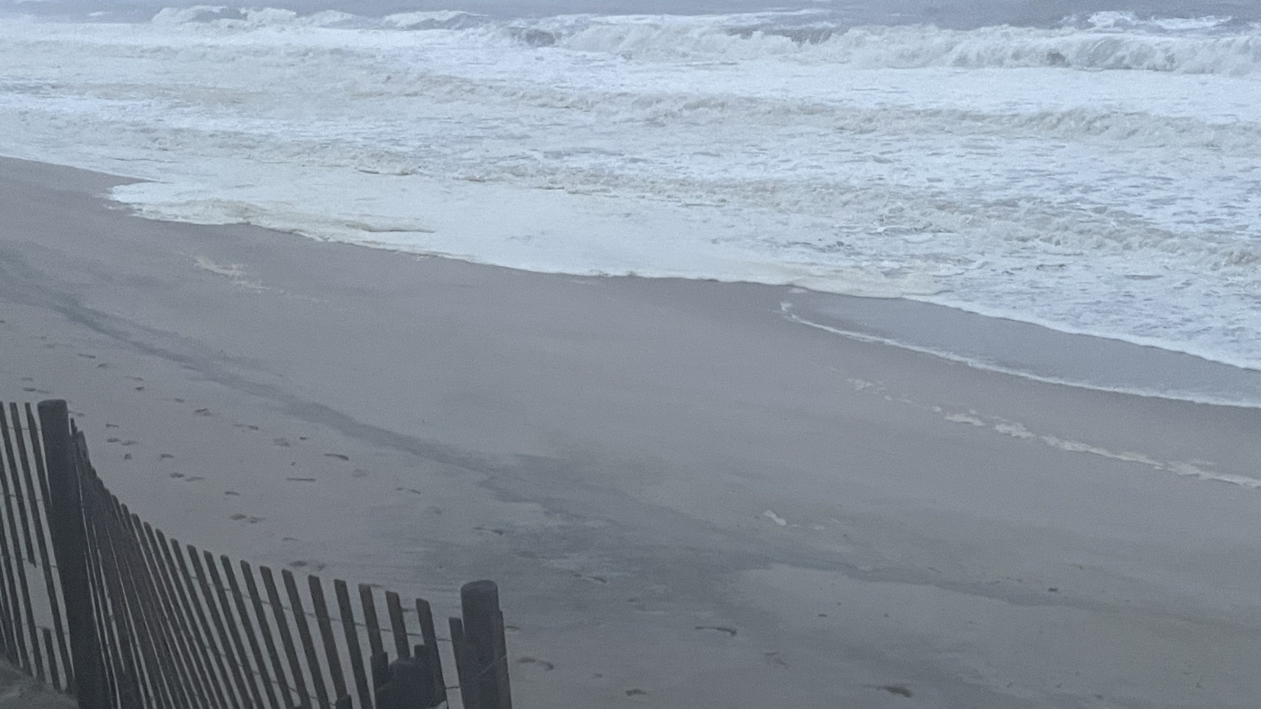 Cyclone Ophelia Pounds Local Beaches: Erosion, Heavy Surf, High Winds ...