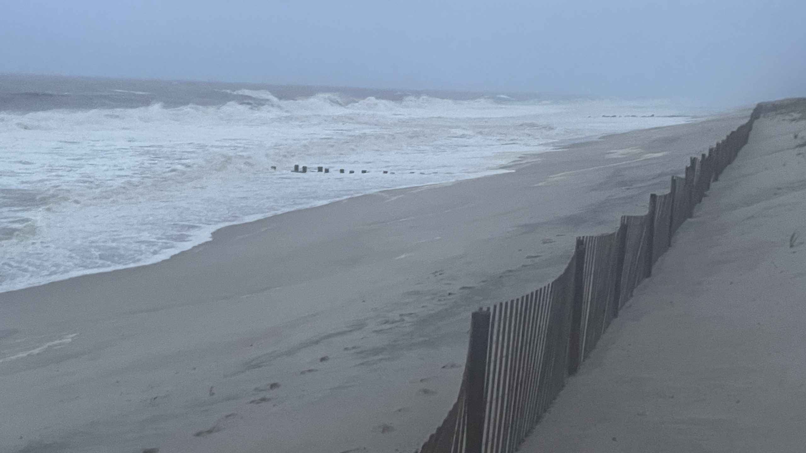 Cyclone Ophelia Pounds Local Beaches: Erosion, Heavy Surf, High Winds ...