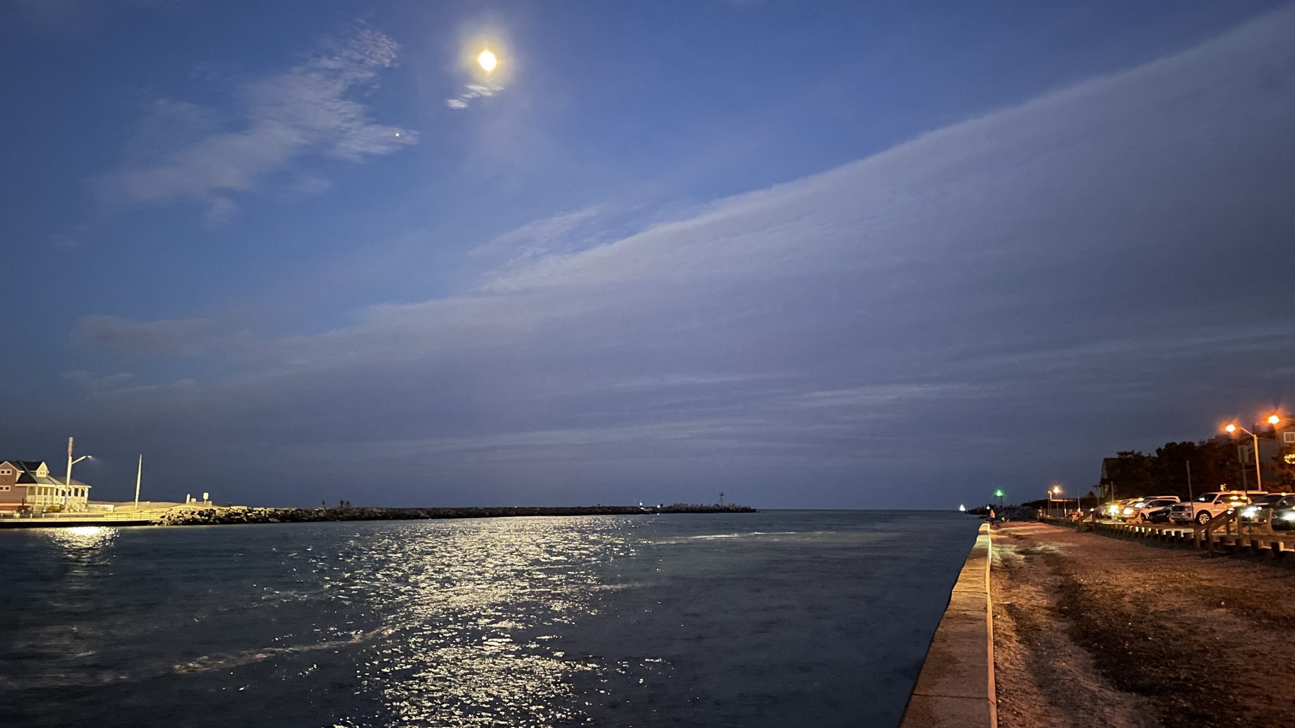 Moonlight, Jupiter Shine Over the Ocean on ‘Black Friday’ at the Jersey ...